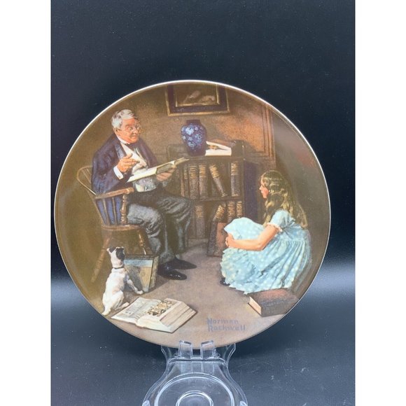 Knowles | Dining | Knowles Norman Rockwell Collector Plate The Storyteller Heritage Collection ...